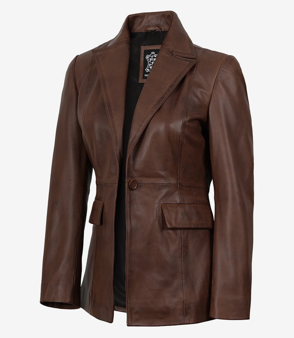 Genuine Lambskin Leather Blazers | Premium Collection | Decrum